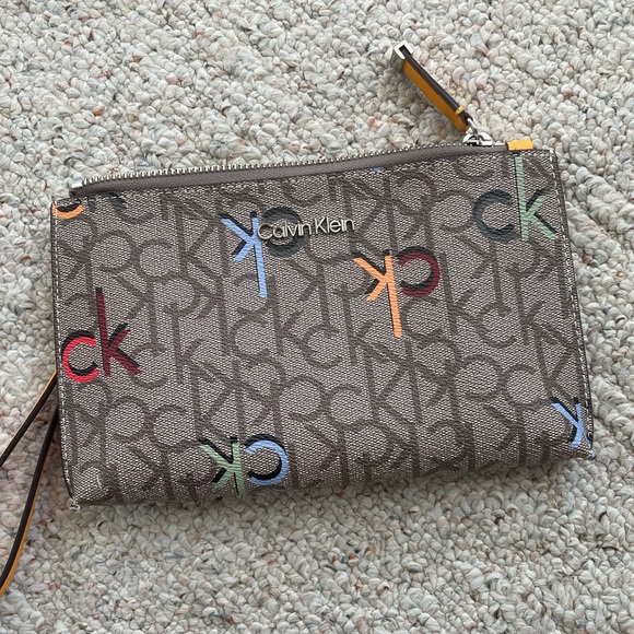 Calvin Klein | Bags | Calvin Klein Tan And Light Brown Multi Colored ...